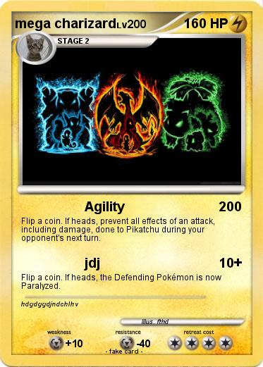 Pokémon mega charizard 2103 2103 - Agility - My Pokemon Card