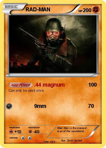 Pokémon RAD MAN - .44 magnum - My Pokemon Card