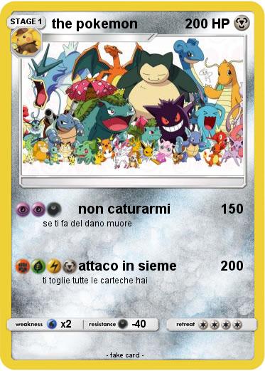 Pokémon the pokemon 48 48 - non caturarmi - My Pokemon Card