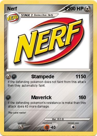 Pokémon Nerf 2 2 - Stampede 11 - My Pokemon Card