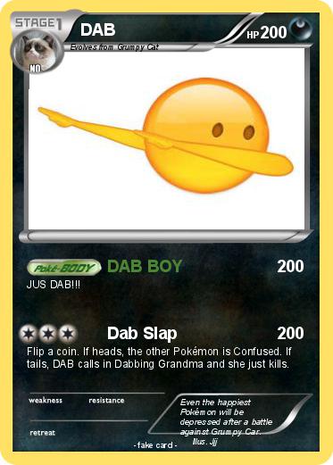 Pokémon DAB 92 92 - DAB BOY - My Pokemon Card