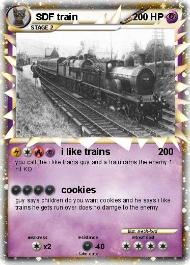 Pokémon SDF train - i like trains - My Pokemon Card