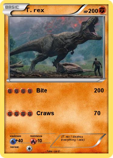 Pokémon T rex 1071 1071 - Bite - My Pokemon Card