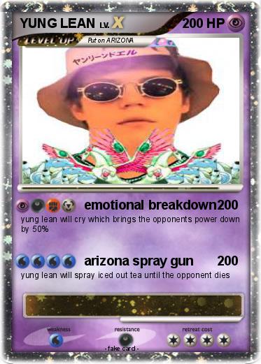 Pokémon YUNG LEAN - emotional breakdown - My Pokemon Card