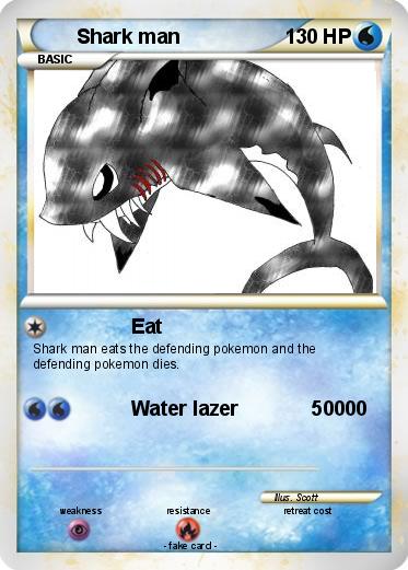 Pokémon Shark man 2 2 - Eat - My Pokemon Card