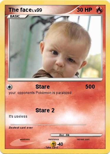 Pokémon The face 51 51 - Stare 500 - My Pokemon Card