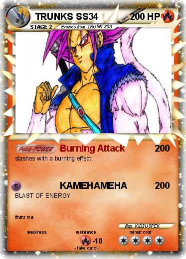 Pokémon TRUNKS SS34 - Burning Attack - My Pokemon Card