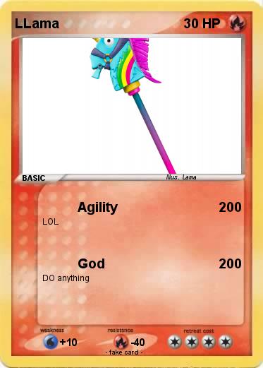 Pokémon LLama 263 263 - Agility - My Pokemon Card