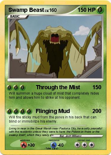 Pokémon Swamp Beast 1 1 - Through the Mist - My Pokemon Card