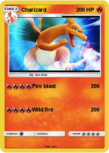 Pokémon Charizard 10726 10726 - Fire blast - My Pokemon Card