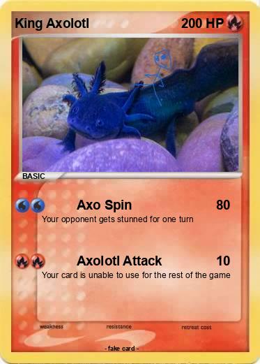 Pokémon King Axolotl - Axo Spin - My Pokemon Card
