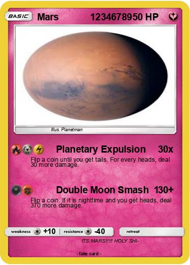 Pokémon Mars 12346789 12346789 - Planetary Expulsion - My Pokemon Card