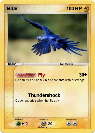 Pokémon Blue 633 633 - Fly - My Pokemon Card