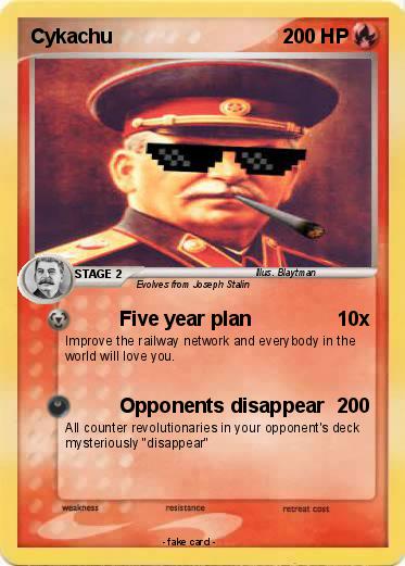 Pokémon Cykachu 2 2 - Five year plan - My Pokemon Card