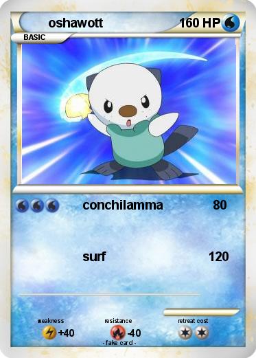 Pokémon oshawott 281 281 - conchilamma - My Pokemon Card