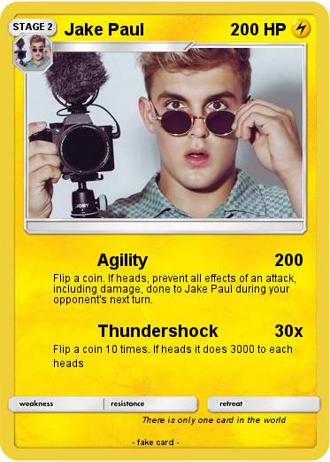 Pokémon Jake Paul 145 145 - Agility - My Pokemon Card