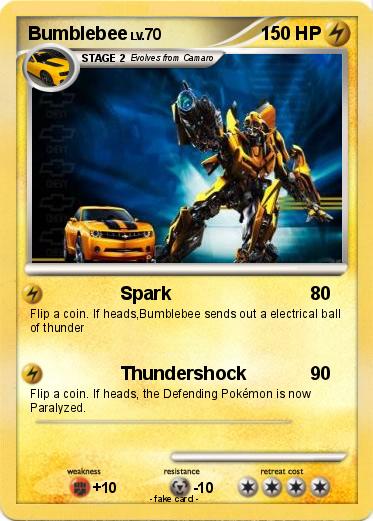 Pokémon Bumblebee 191 191 - Spark - My Pokemon Card