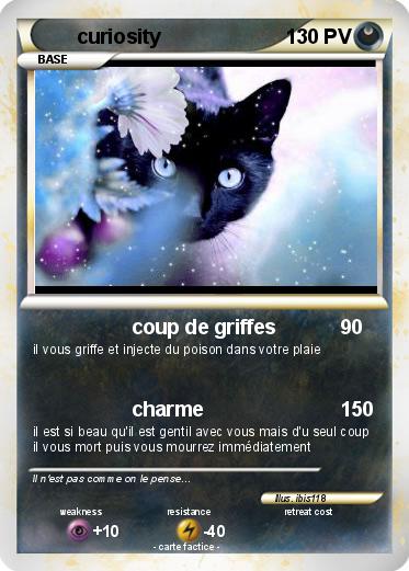 Pokémon curiosity 5 5 - coup de griffes - Ma carte Pokémon