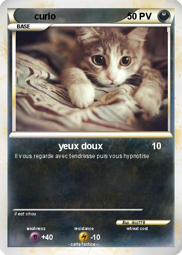 Pokémon curio - yeux doux - Ma carte Pokémon