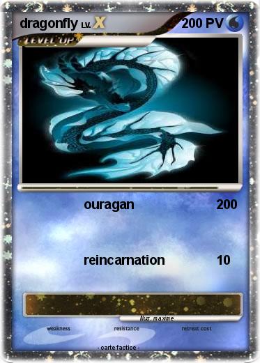 Pokémon dragonfly 25 25 - ouragan - Ma carte Pokémon