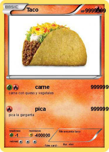 Pokémon Taco 474 474 - carne - Mi carta pokémon