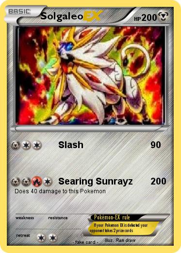 Pokémon Solgaleo 587 587 - Slash - My Pokemon Card