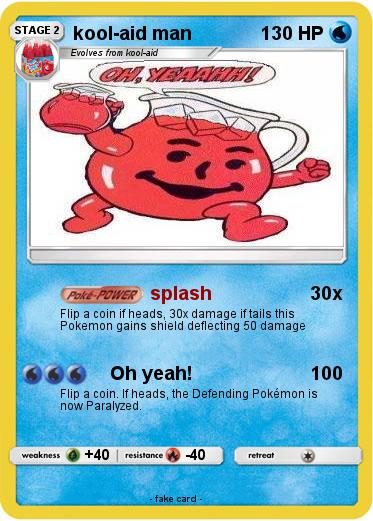 Pokémon kool aid man 93 93 - splash - My Pokemon Card