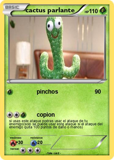 Pokémon cactus parlante - pinchos - Mi carta pokémon