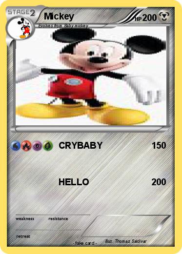 Pokémon Mickey 531 531 - CRYBABY - My Pokemon Card