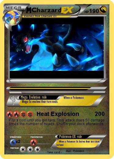 Pokémon Charzard 1111 1111 - Heat Explosion - My Pokemon Card