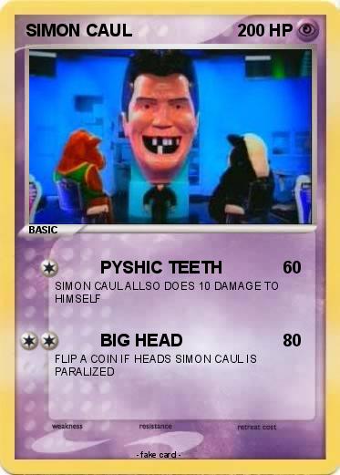 Pokémon SIMON CAUL - PYSHIC TEETH - My Pokemon Card