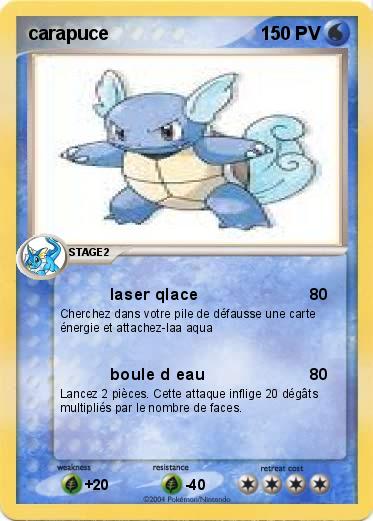 Pokémon carapuce 59 59 - laser qlace - Ma carte Pokémon