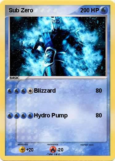 Pokémon Sub Zero 40 40 - Blizzard - My Pokemon Card