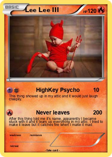 Pokémon Lee Lee III - HighKey Psycho - My Pokemon Card