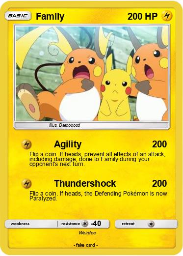 Pokémon Family 570 570 - Agility - My Pokemon Card