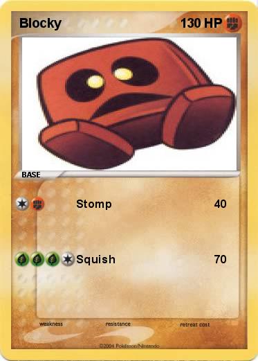 Pokémon Blocky 2 2 - Stomp - My Pokemon Card