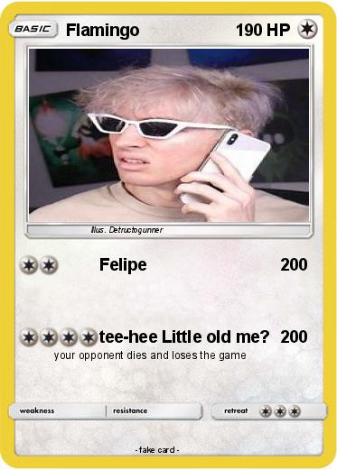 Pokémon Flamingo 85 85 - Felipe - My Pokemon Card