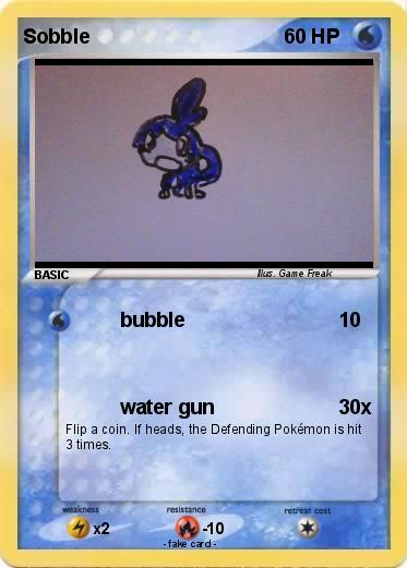 Pokémon Sobble 76 76 - bubble - My Pokemon Card