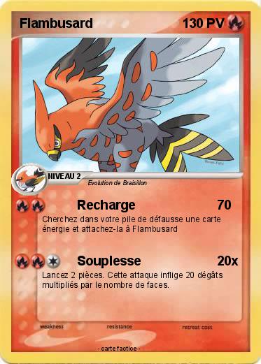 Pokémon Flambusard 44 44 - Recharge - Ma carte Pokémon