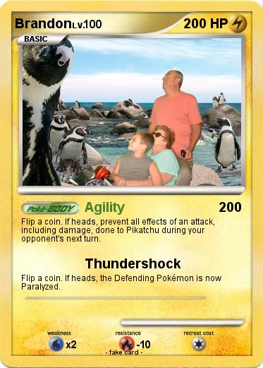 Pokémon Brandon 606 606 - Agility - My Pokemon Card