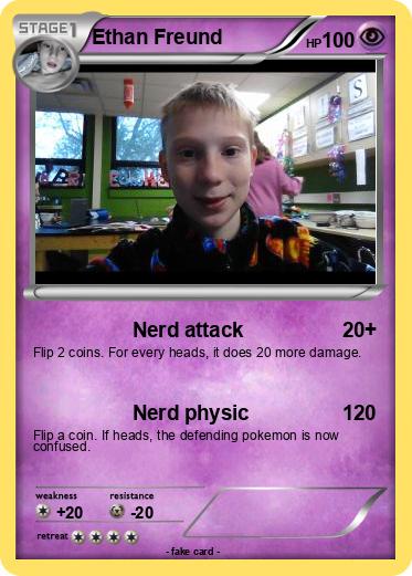 Pokémon Ethan Freund - Nerd attack - My Pokemon Card