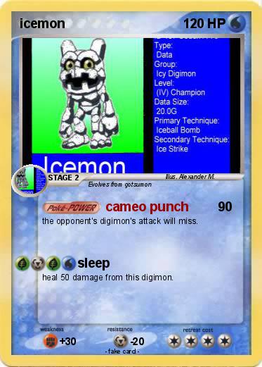 Pokémon icemon 2 2 - cameo punch - My Pokemon Card