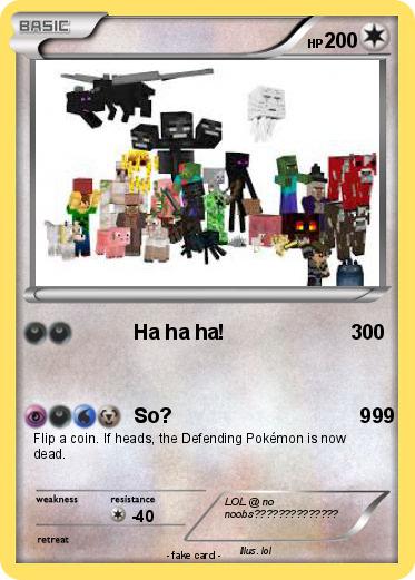 Pokémon 1 61745 61745 - Ha ha ha! 300 - My Pokemon Card