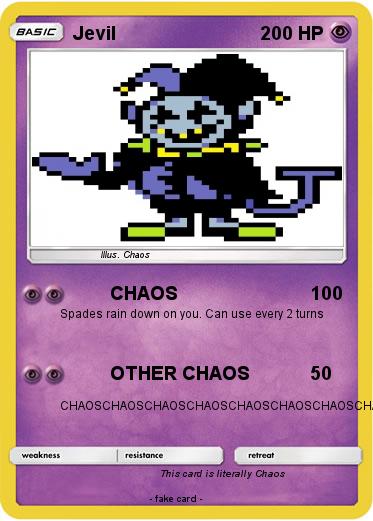 Pokémon Jevil 52 52 - CHAOS - My Pokemon Card