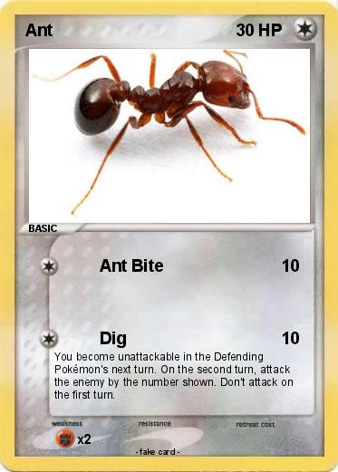 Pokémon Ant 76 76 - Ant Bite - My Pokemon Card