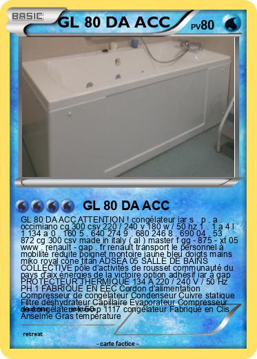 Pokémon GL 80 DA ACC 2 2 - GL 80 DA ACC - Ma carte Pokémon