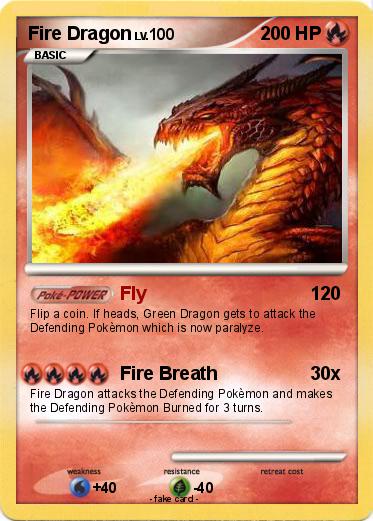 Pokémon Fire Dragon 507 507 - Fly - My Pokemon Card