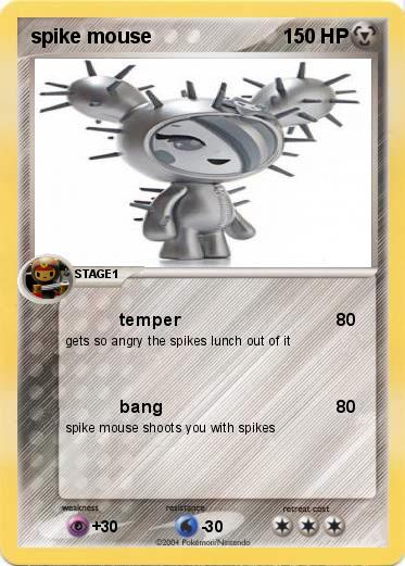 Pokémon spike mouse - temper - My Pokemon Card