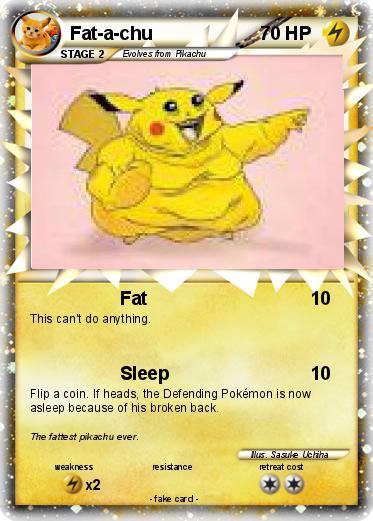 Pokémon Fat a chu - Fat - My Pokemon Card