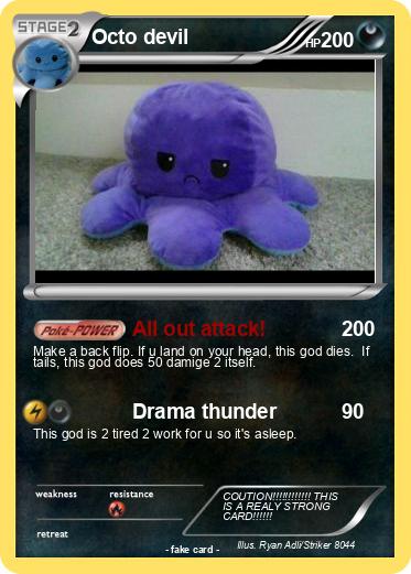 Pokémon Octo devil - All out attack! - My Pokemon Card